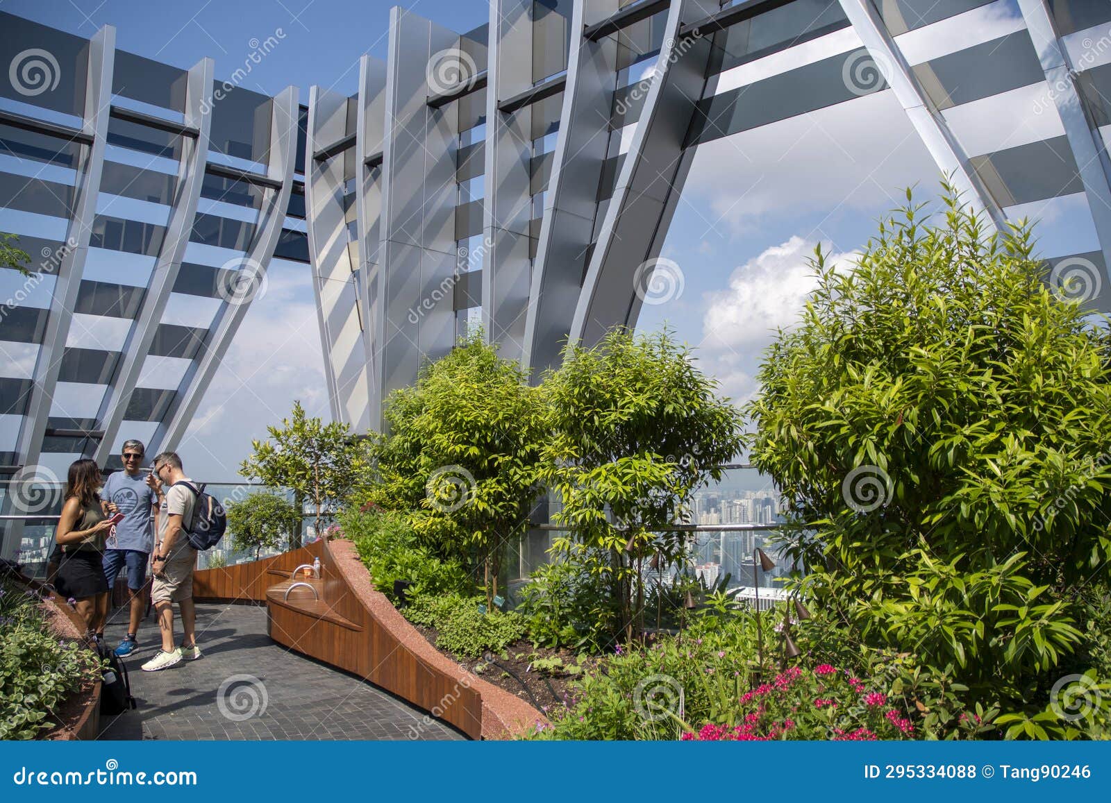 Rooftop Garden at CapitaSpring Building, Singapore Editorial Stock ...