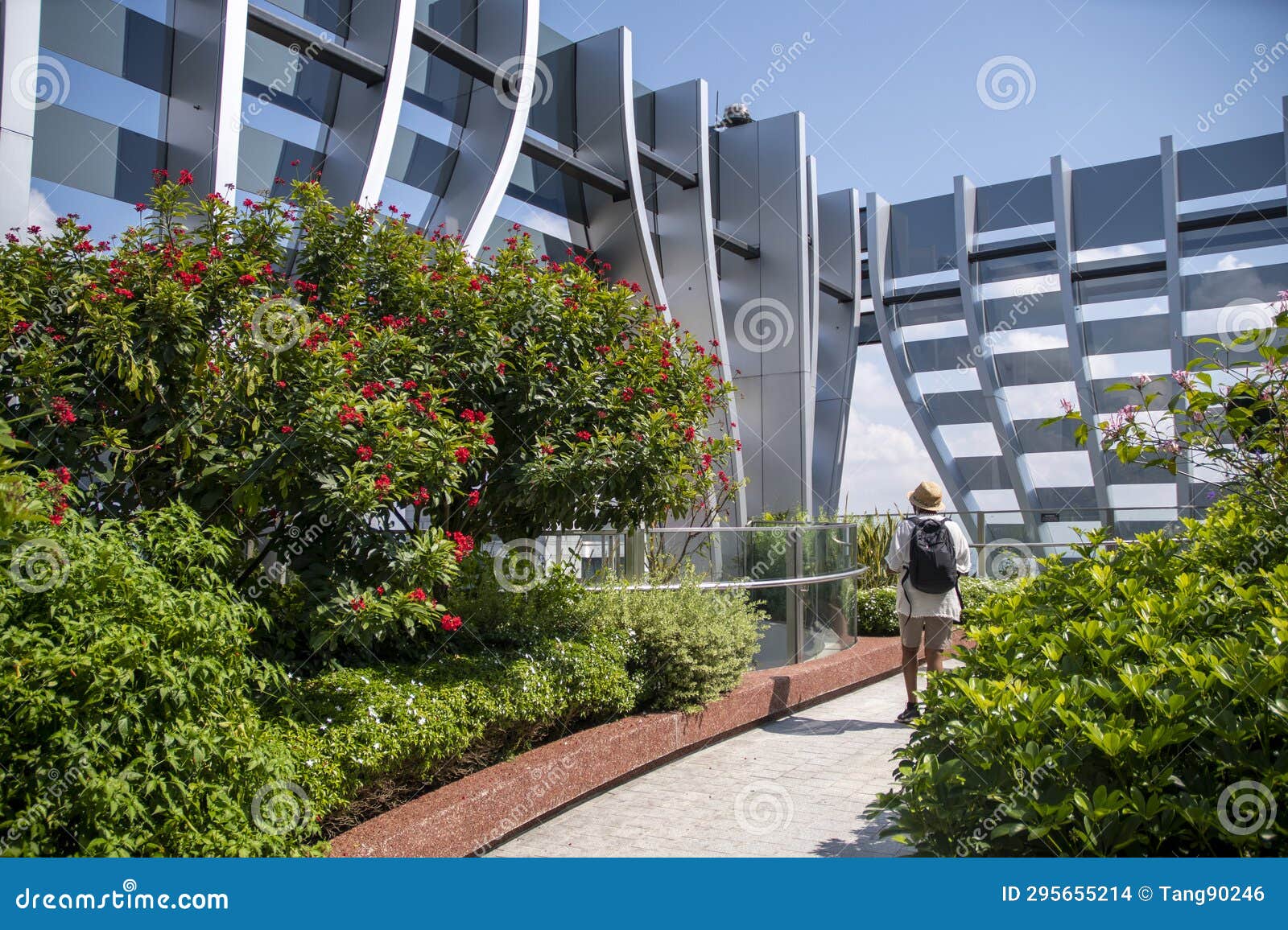 Rooftop Garden at CapitaSpring Building, Singapore Editorial Stock ...