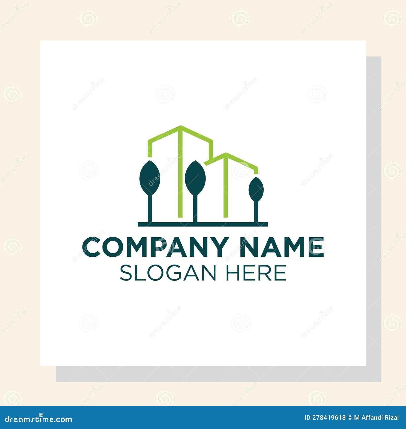 Rooftop Logo Concept Vector Isolated In White Background ...
