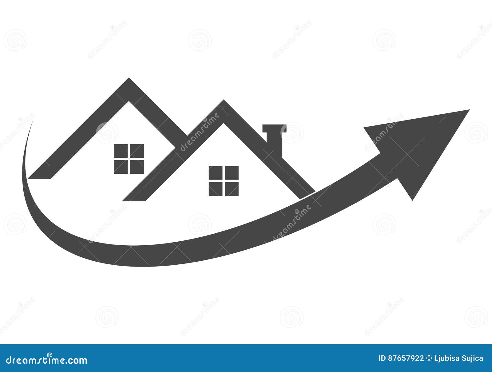 Rooftop logo for design stock vector. Illustration of design - 87657922