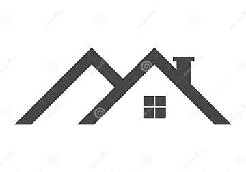Rooftop logo for design stock vector. Illustration of background - 87657955