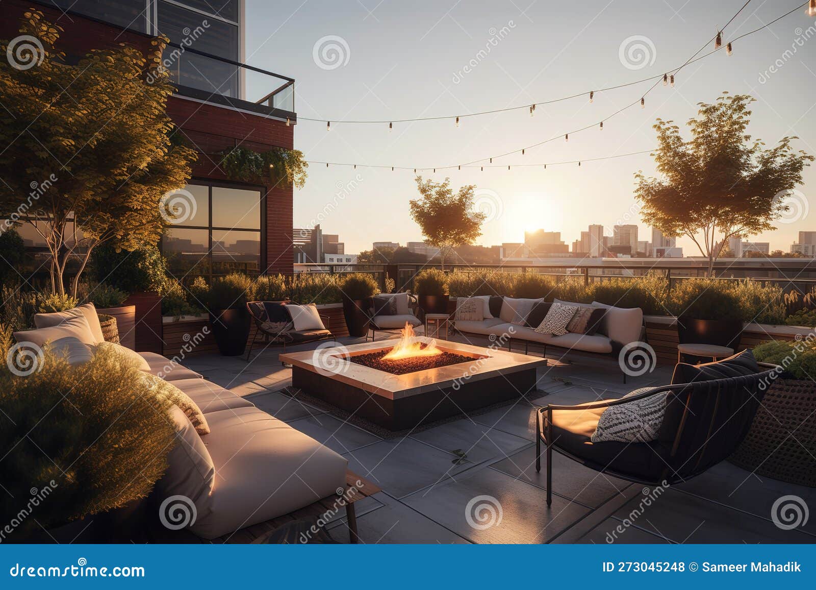Rooftop Lounge: Create A Set Of Images That Showcase A Chic, Modern ...