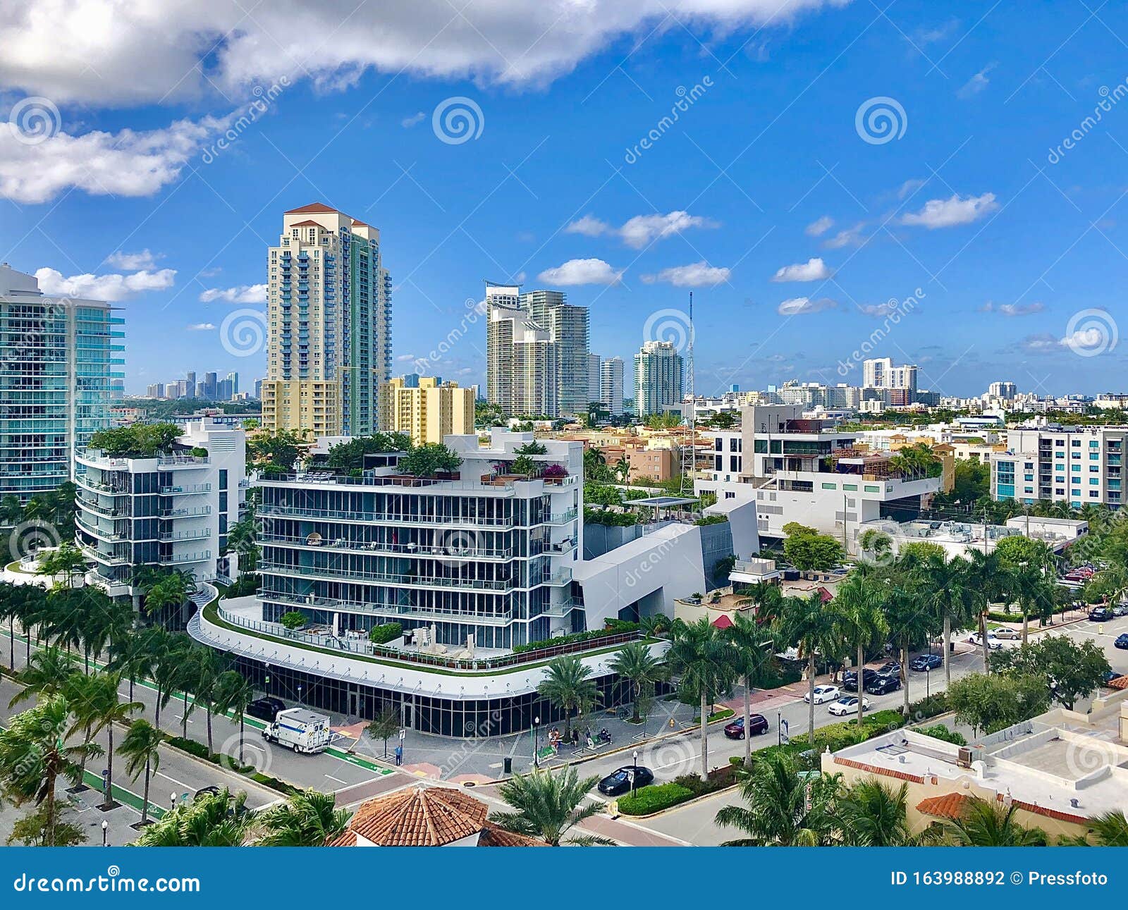 Rooftop in Miami Beach editorial photography. Image of dade - 163988892