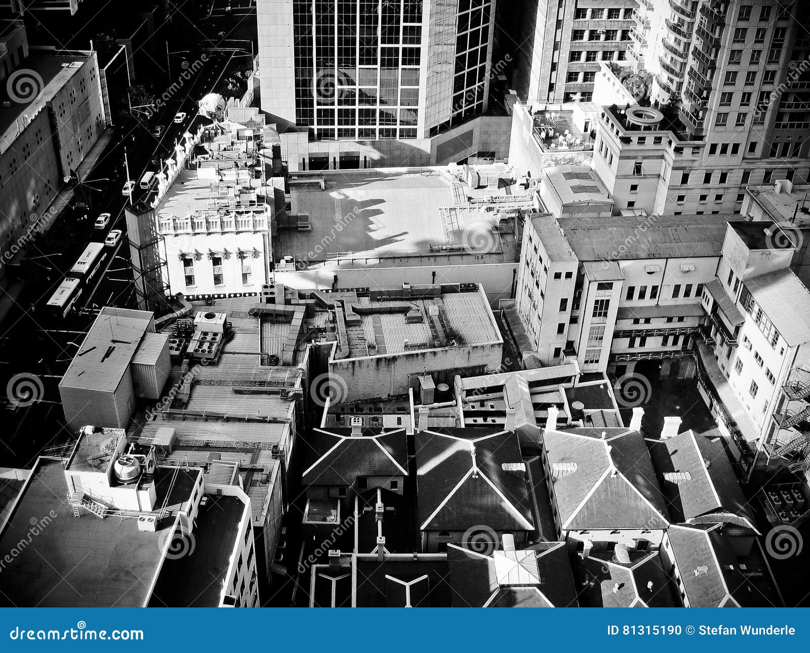 Rooftop Overview Cityscape of Sydney Stock Photo - Image of view, town ...