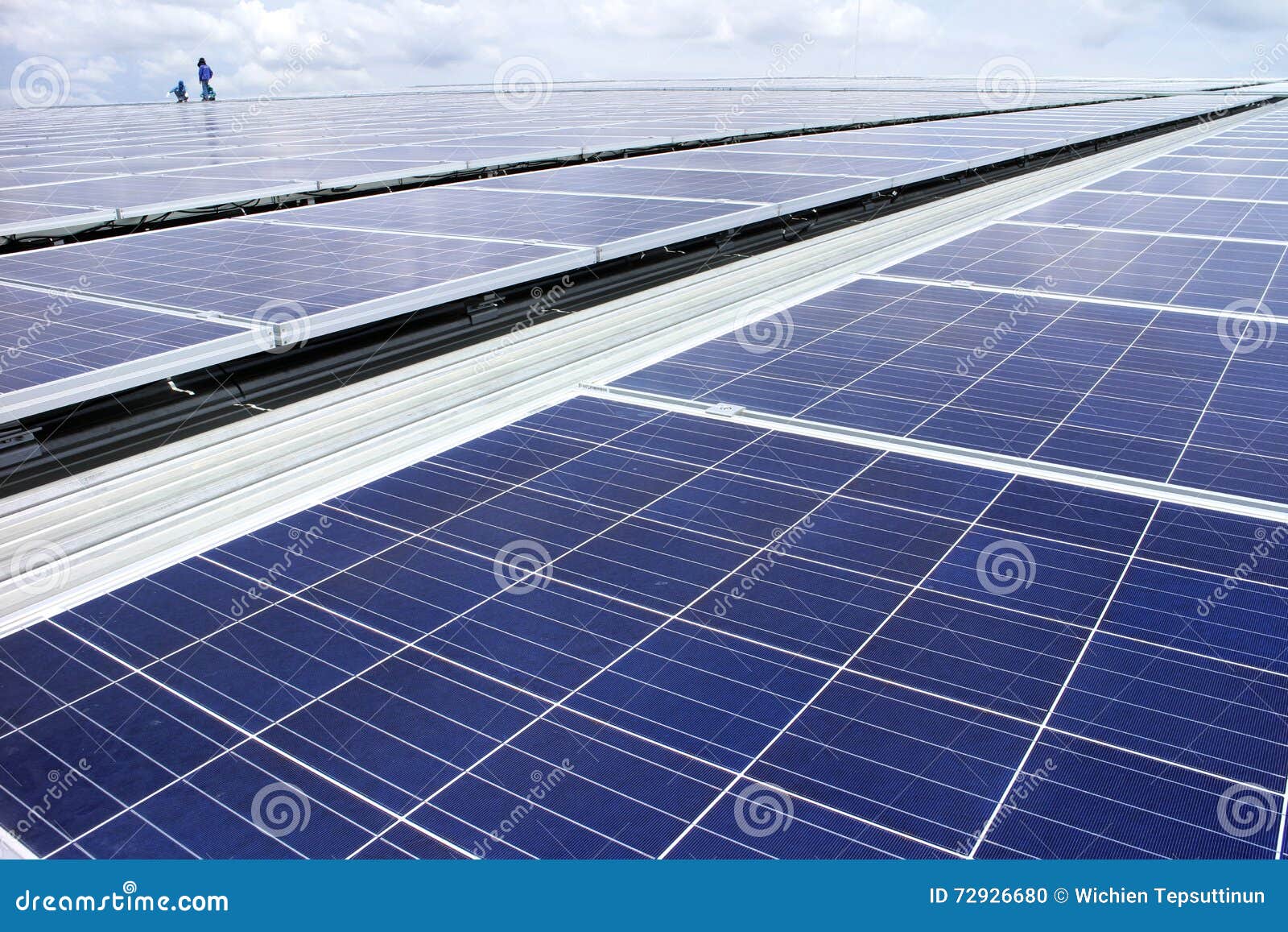 Rooftop Solar PV System stock photo. Image of installation - 72926680