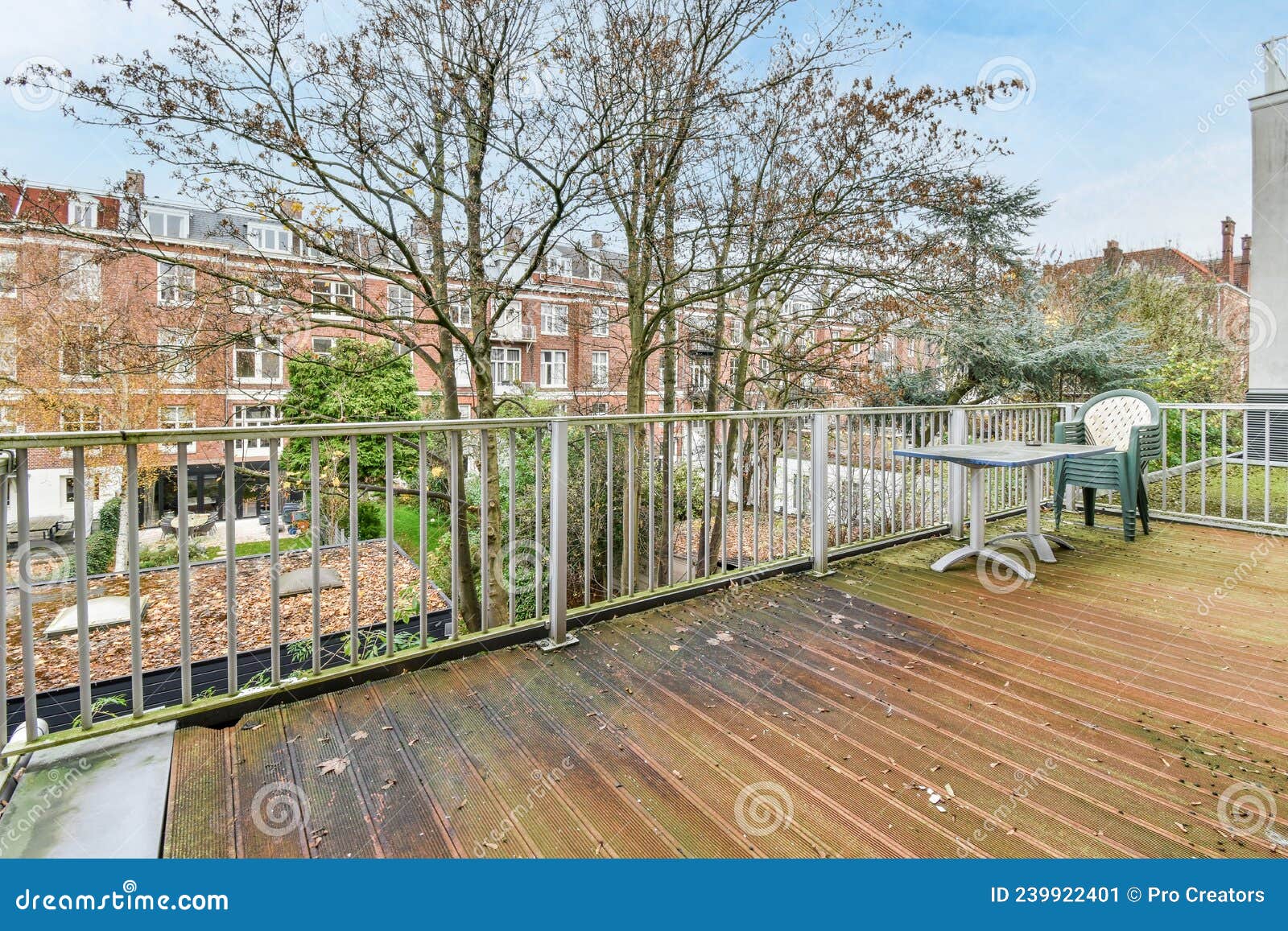 Rooftop terrace view stock image. Image of modern, property - 239922401