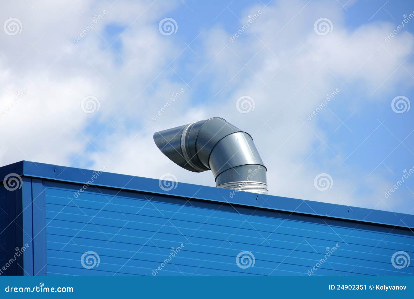 Rooftop vent stock image. Image of modern, vent, tube - 24902351