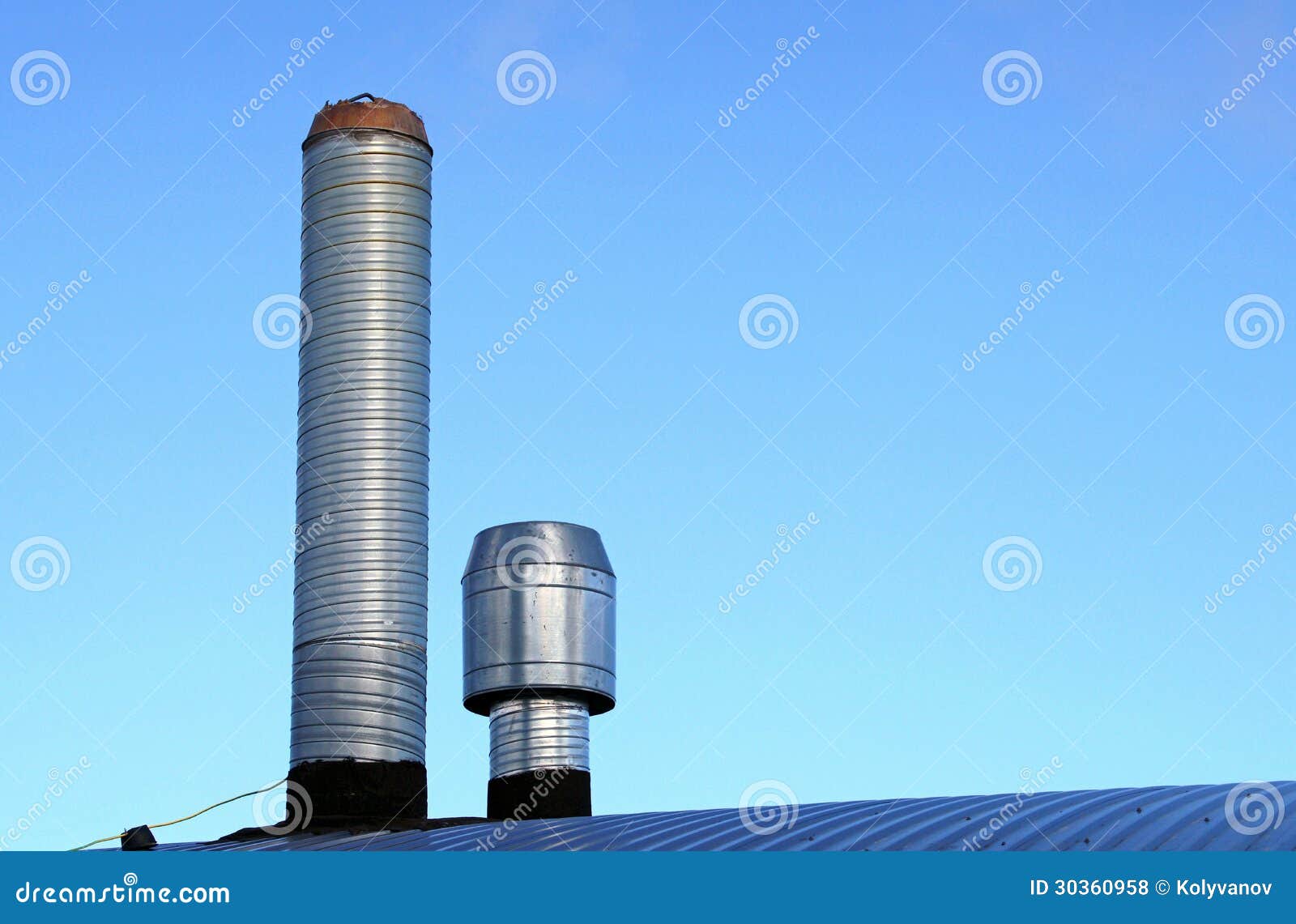 Rooftop vent stock photo. Image of technology, power - 30360958
