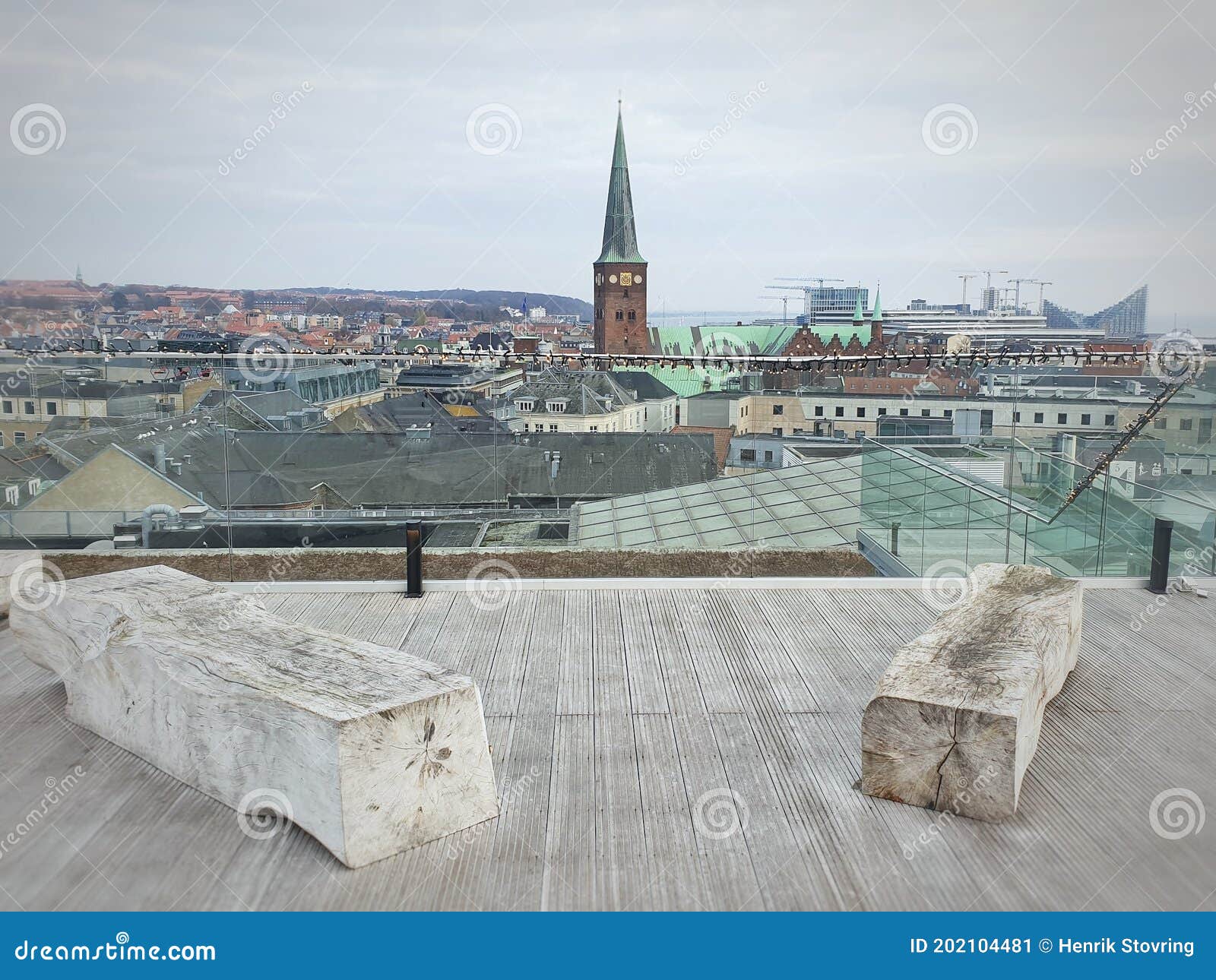 Rooftop View of Aarhus, Denmark Editorial Photo - Image of view, aarhus ...