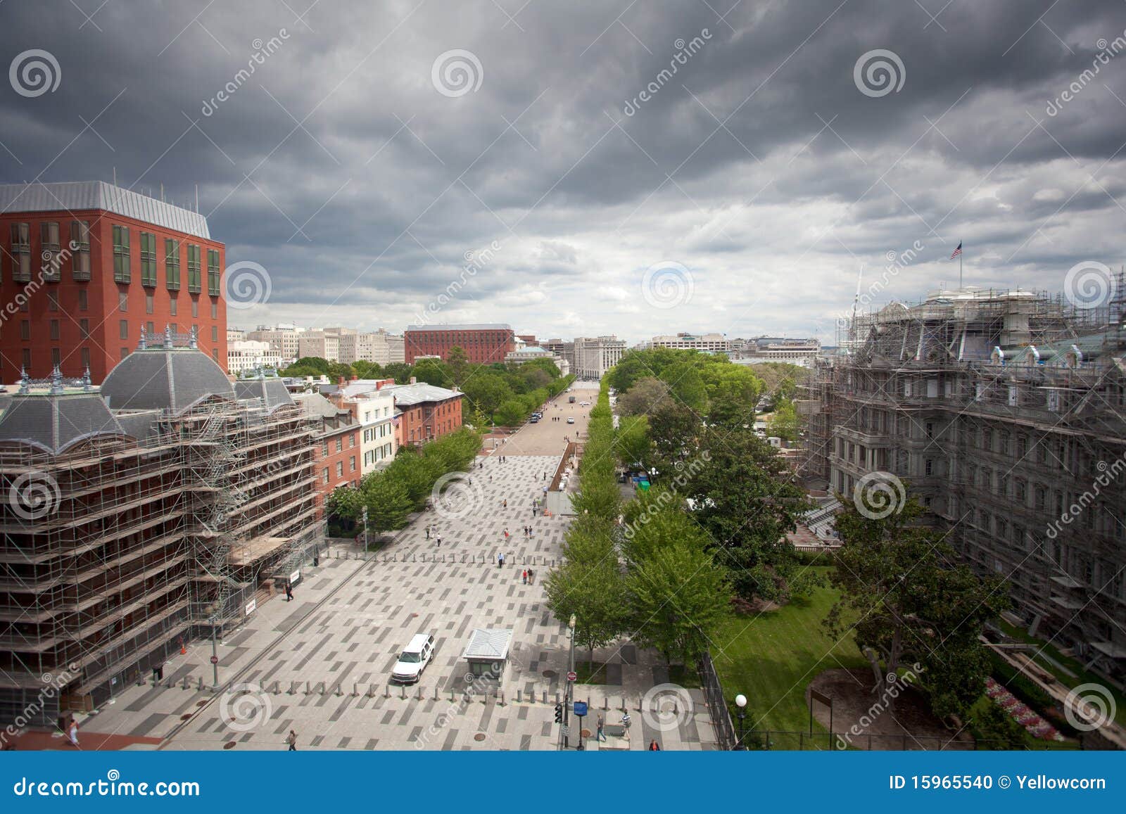 Rooftop View, Washington DC Stock Photo - Image of 17th, monument: 15965540