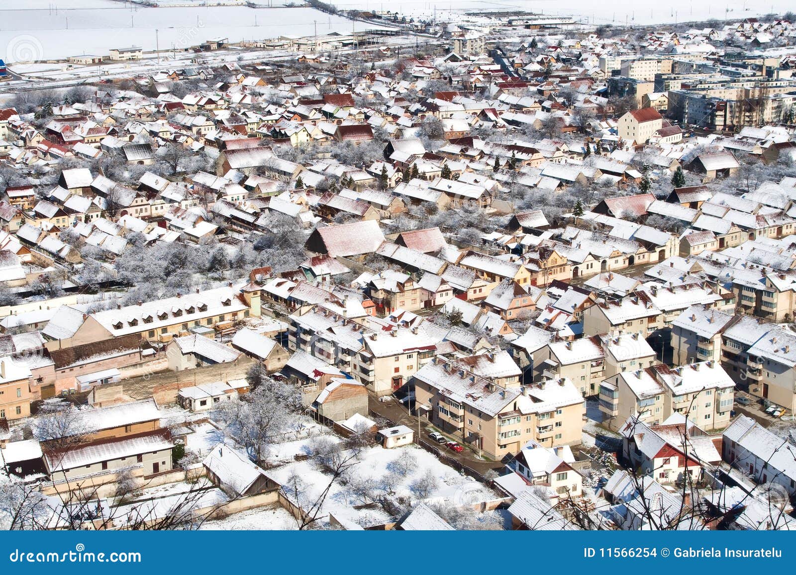 Rooftops stock photo. Image of city, town, romanian, scenery - 11566254
