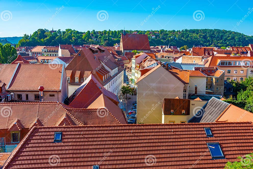 Rooftops of German Town Meissen Stock Photo - Image of german, city ...