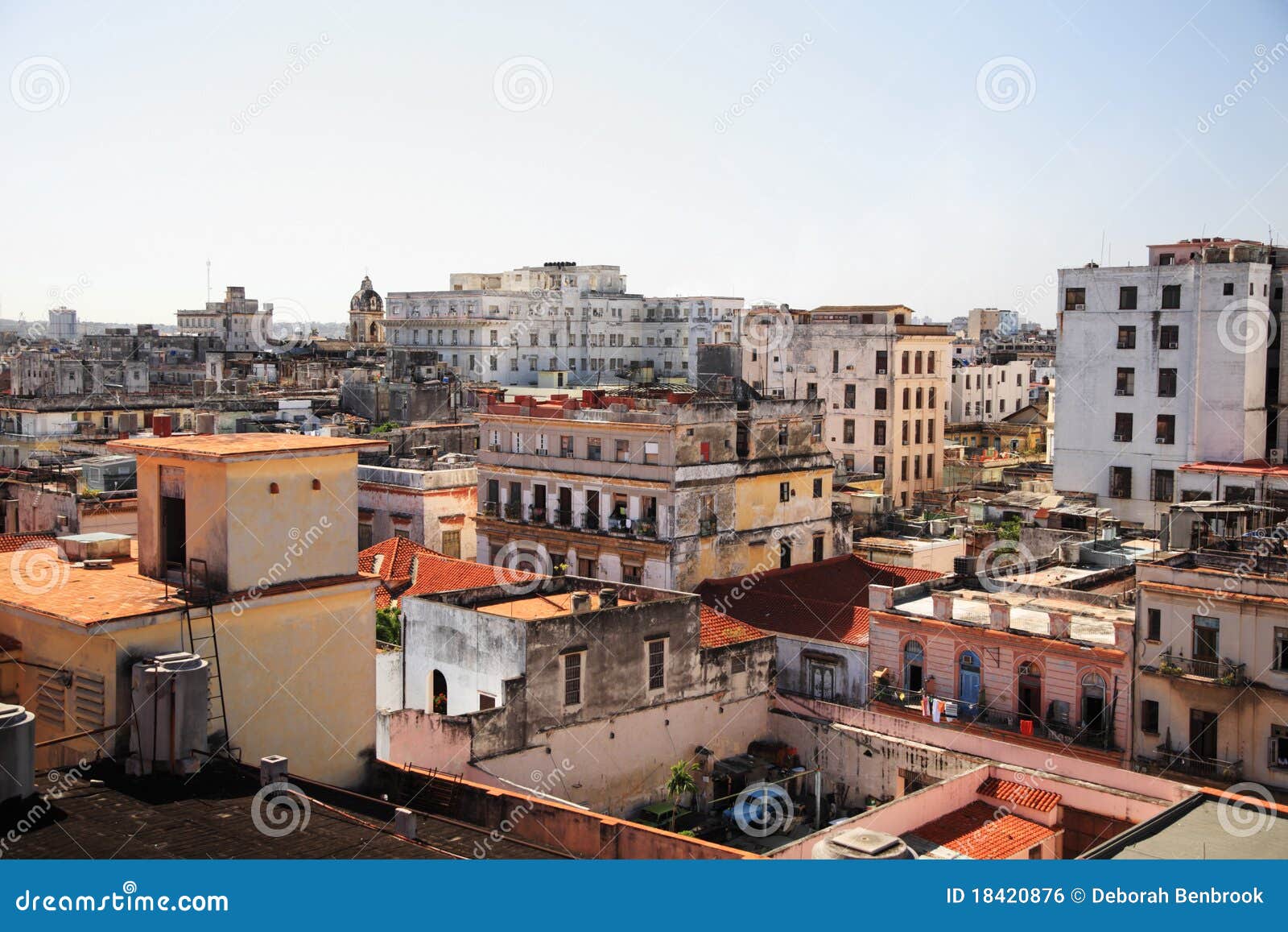Rooftops of Havana Cuba stock photo. Image of havana - 18420876
