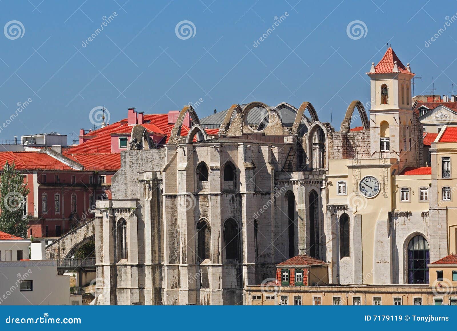 Rooftops in Lisbon, Portugal Stock Image - Image of urban, populated ...