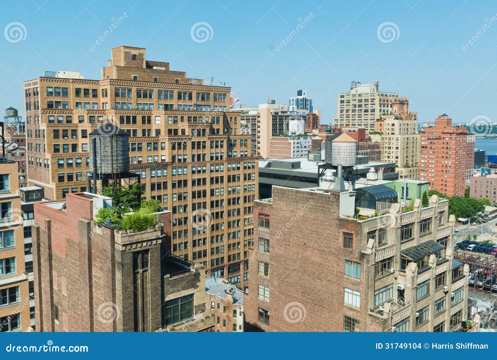 Rooftops stock photo. Image of city, storage, manhattan - 31749104