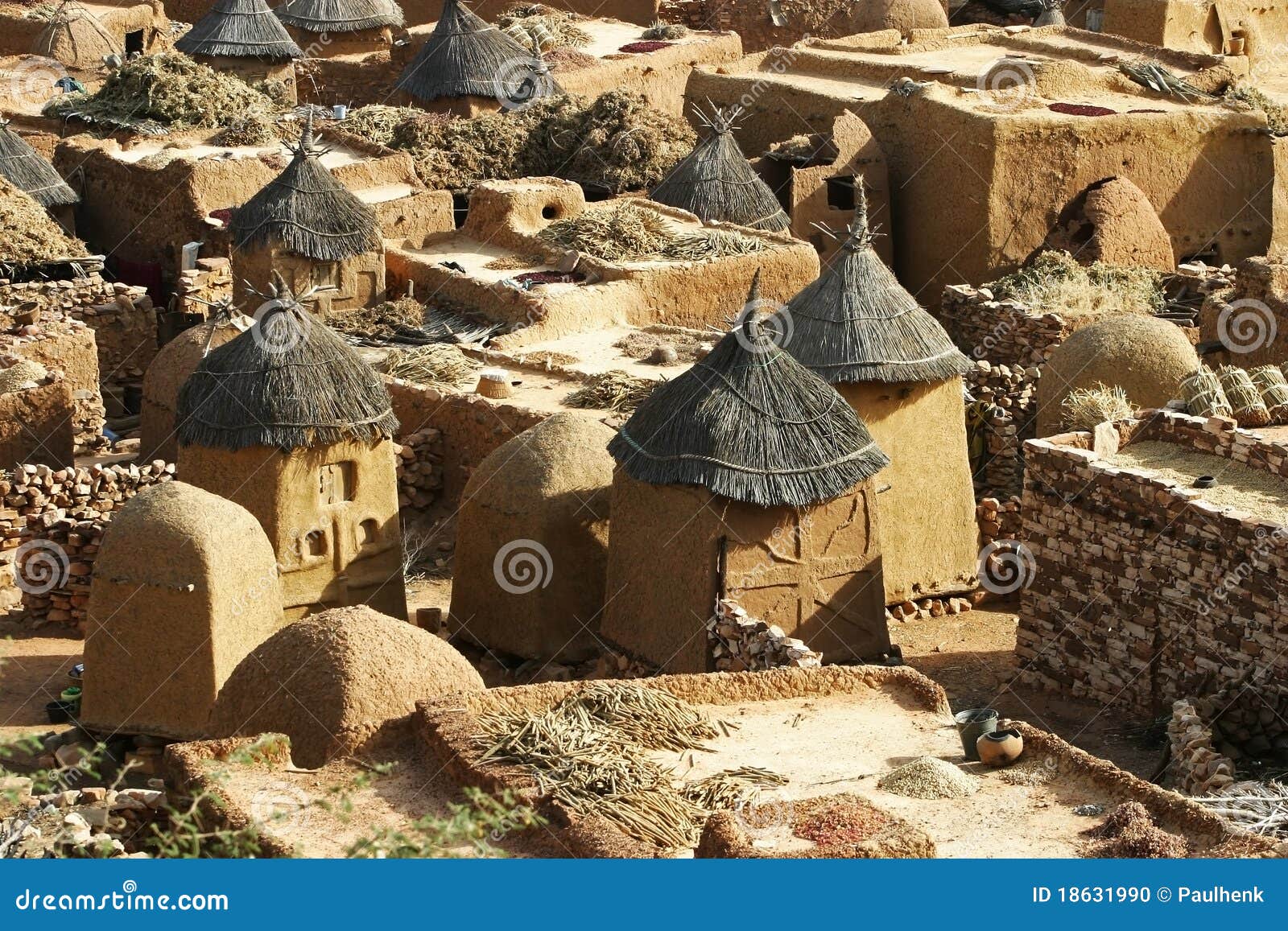 Rooftops of a Traditional Village in Mali Editorial Image - Image of ...