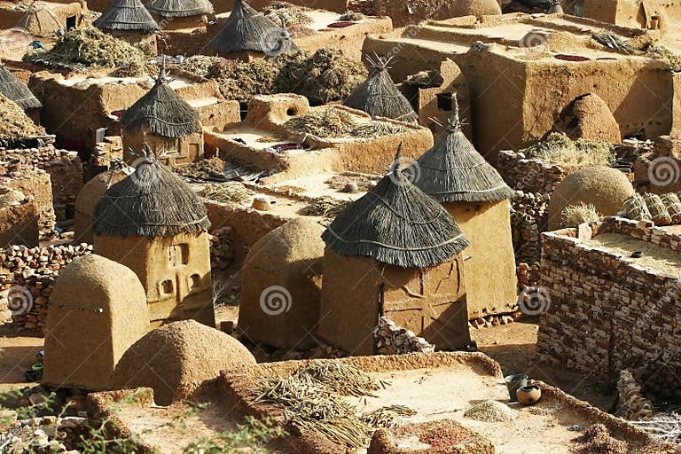 Rooftops of a Traditional Village in Mali Editorial Image - Image of ...