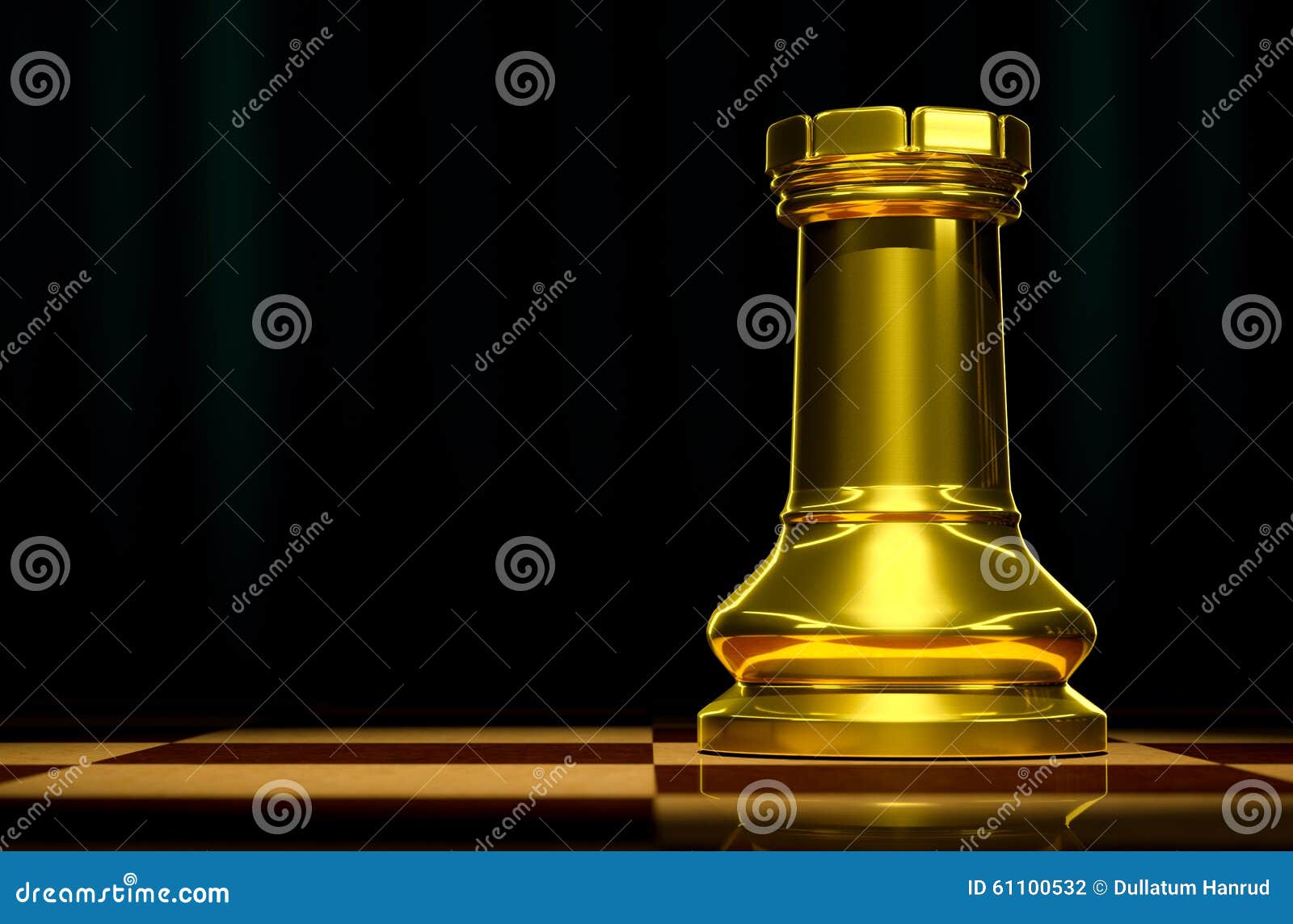 Rook chess. stock illustration. Illustration of piece - 61100532