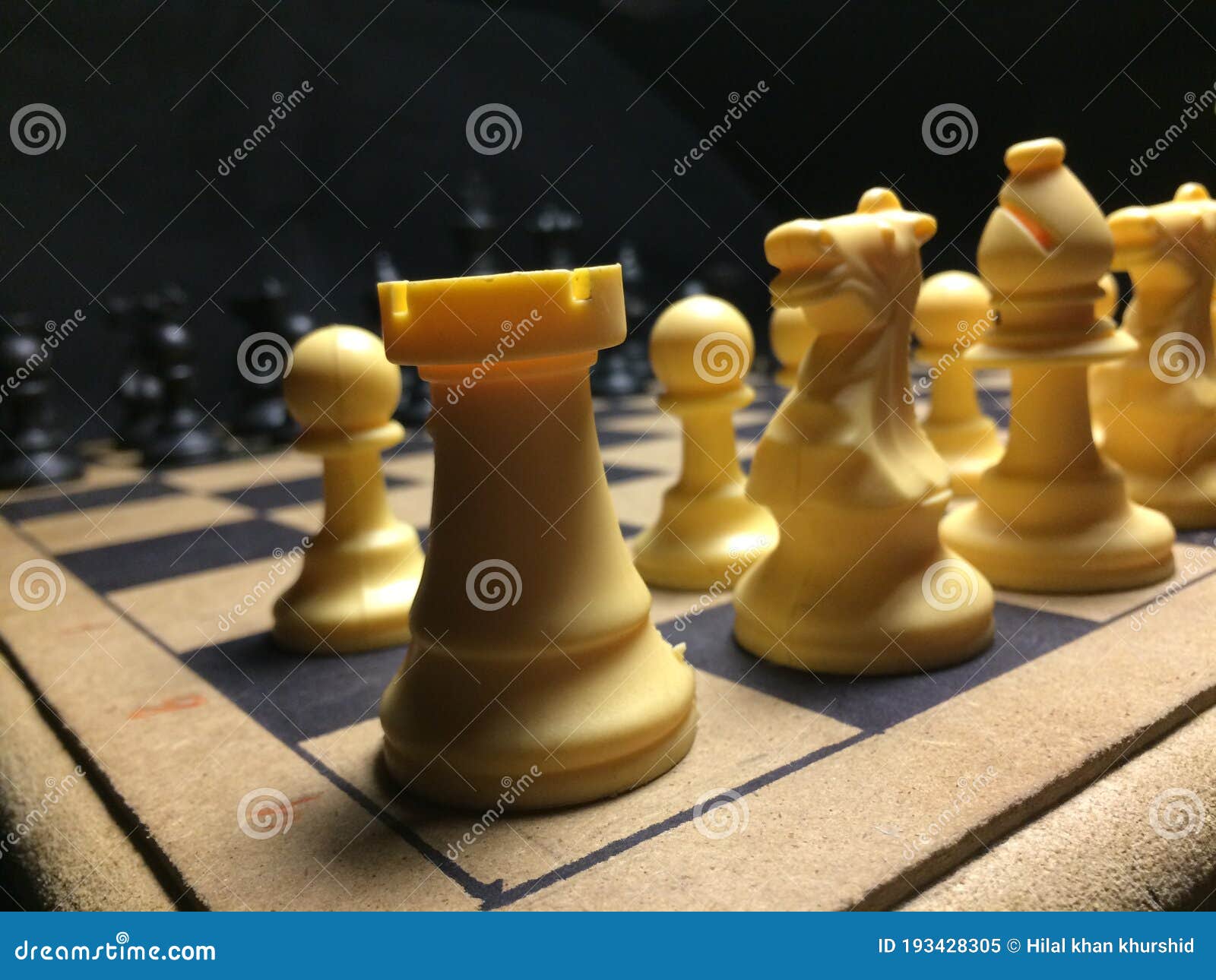 Rook knight bishop stock image. Image of horizental - 193428305