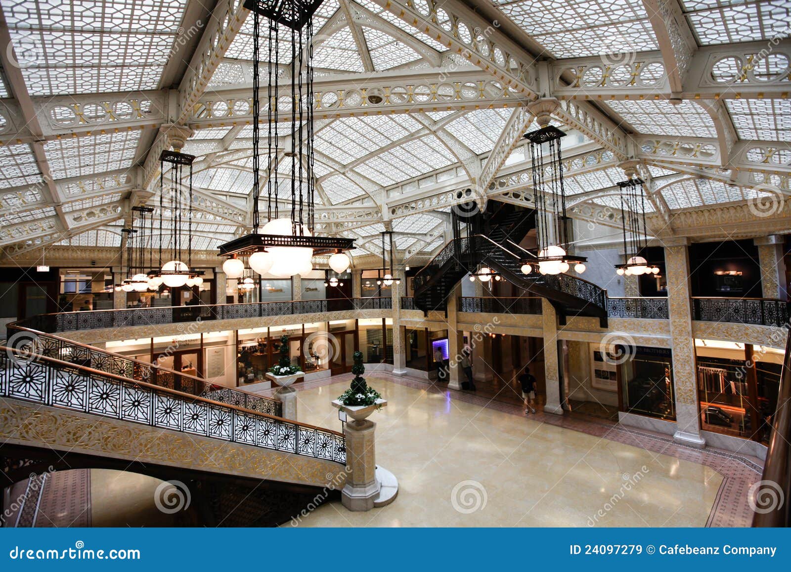 Rookery Building Interior Chicago Illinois Editorial Stock Image ...