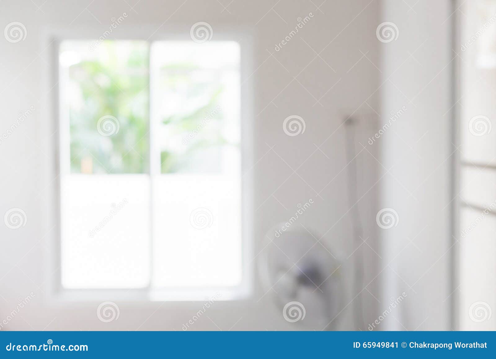 Room Apartment Light Clear a Window Blurry Background. Stock Image ...
