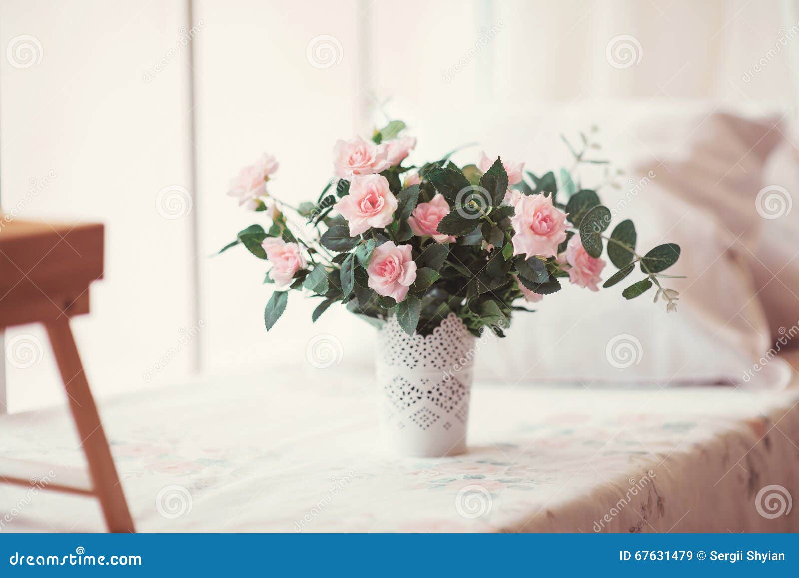 Room is Beautifully Decorated with Colorful Flowers Stock Image - Image ...