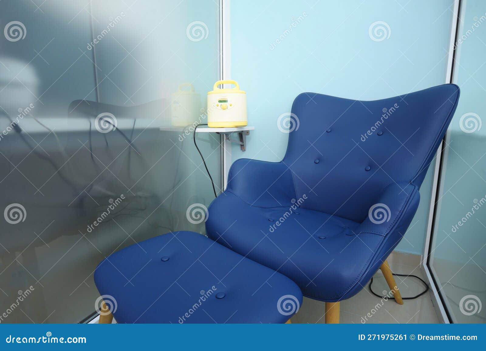 At the Room for Breast Milk Taking: Chair and Milk Pump on a Table ...