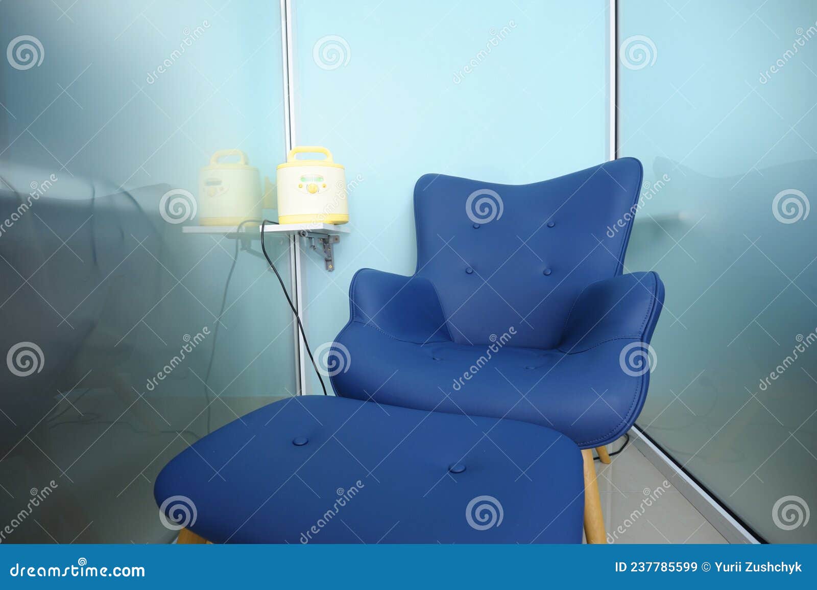 Room for Breast Milk Taking: Chairs and Electric Milk Pump on a Table ...