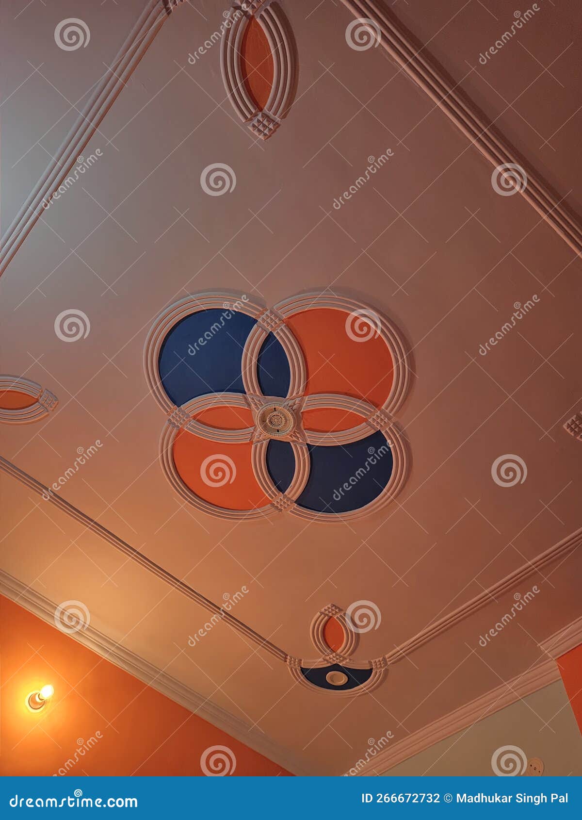 A Room Ceiling Pattern for Decoration. Colour Full Room Ceiling Pattern ...