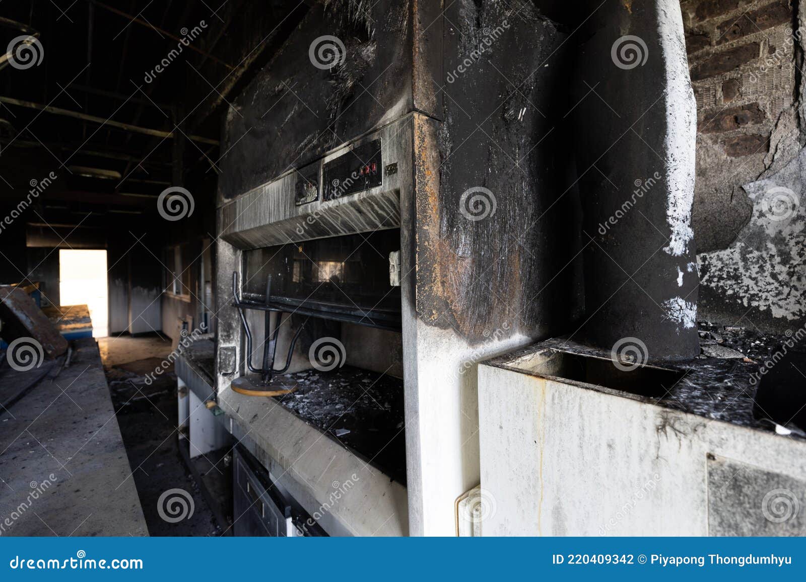 Condition after Scientific Laboratory Fire. Stock Photo - Image of ...
