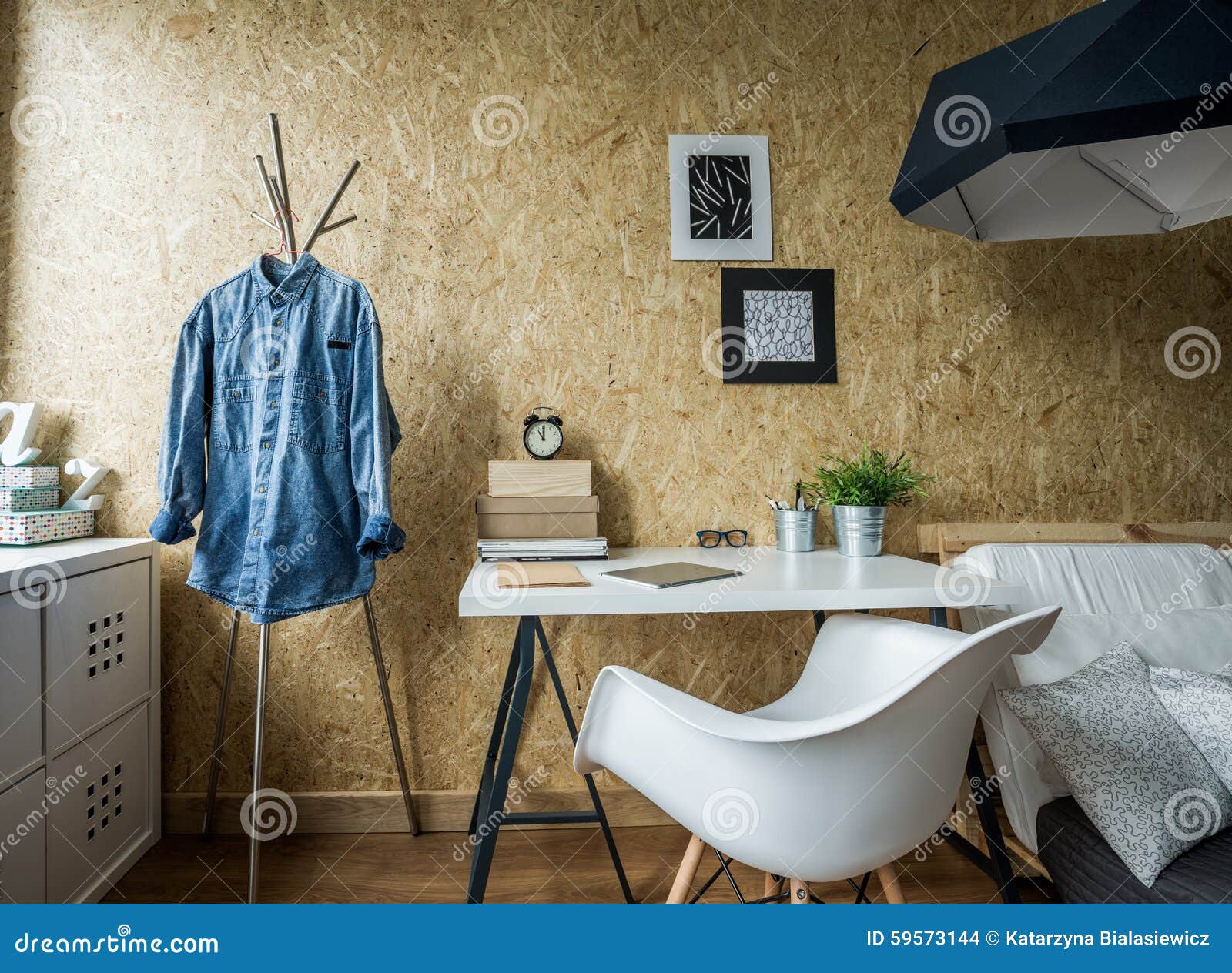 Room Design for Male Student Stock Photo - Image of desk, teenager ...