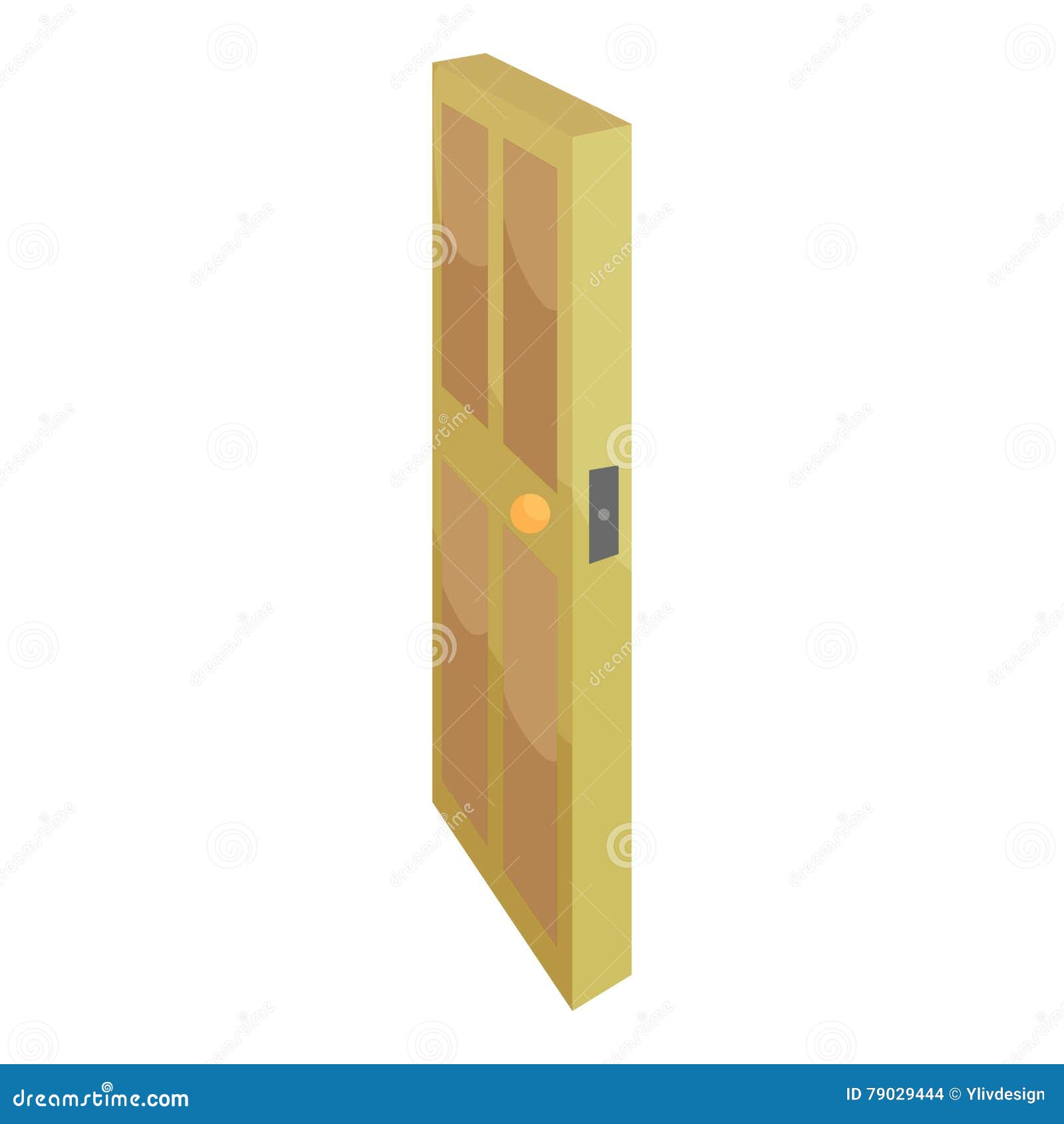 Room Door Icon, Cartoon Style Stock Vector - Illustration of home ...