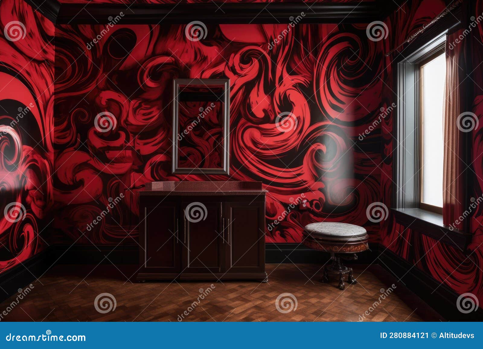 Dramatic Wallpaper With A Burned Alarm Clock Royalty-Free Stock Photo ...