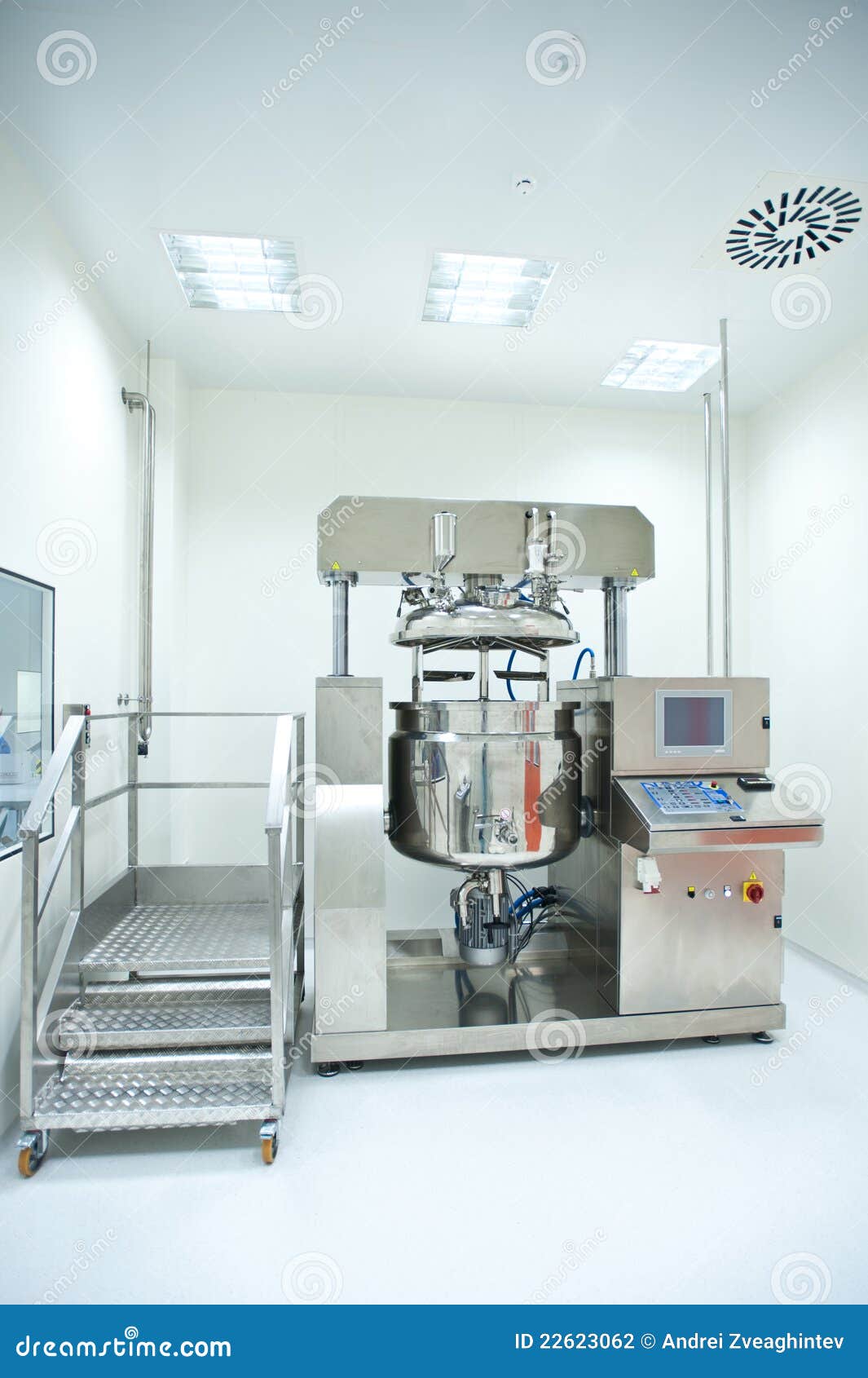 A Room with an Equipment for Pill Production Stock Photo - Image of ...