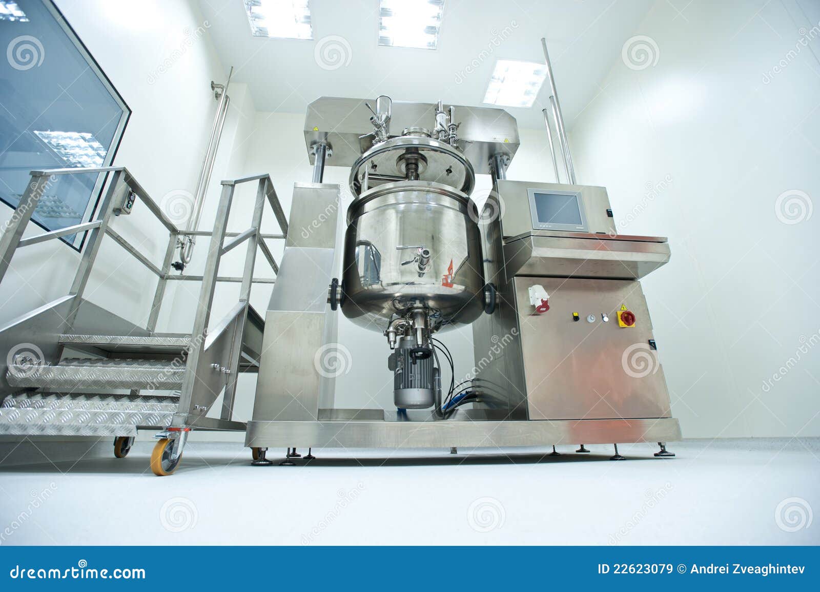 A Room with an Equipment for Pill Production Stock Image - Image of ...