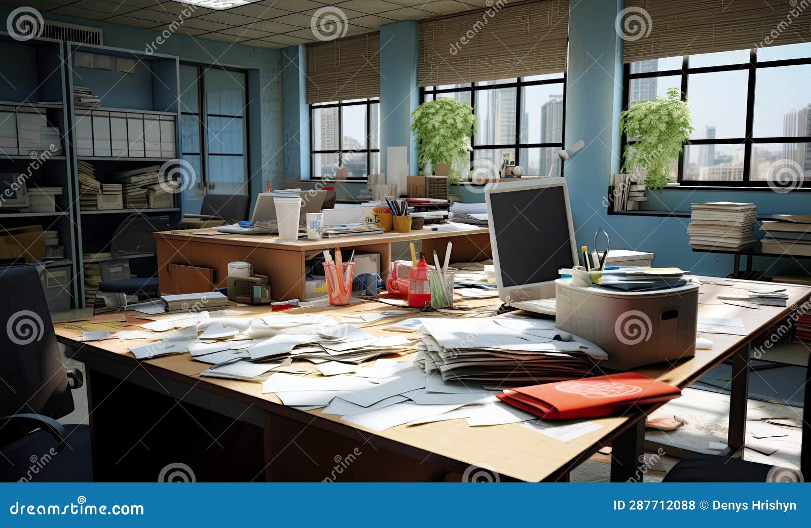 Photo of a Cluttered and Crowded Room with Various Furniture and ...