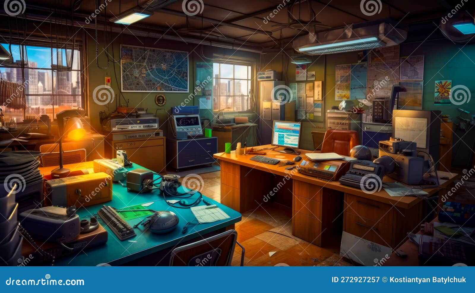 Room Filled with Lots of Clutter and Lots of Clutter. Generative AI ...