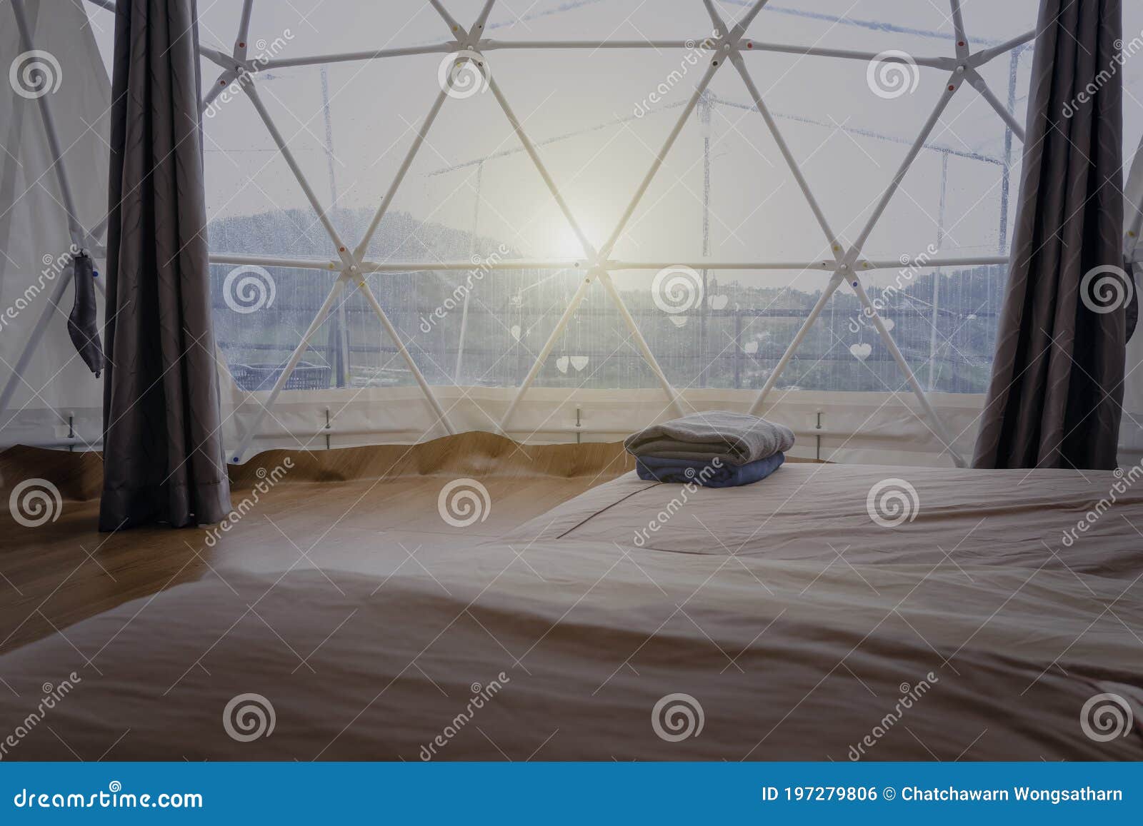 Room Forest View Resort in the North of Thailand Stock Photo - Image of ...