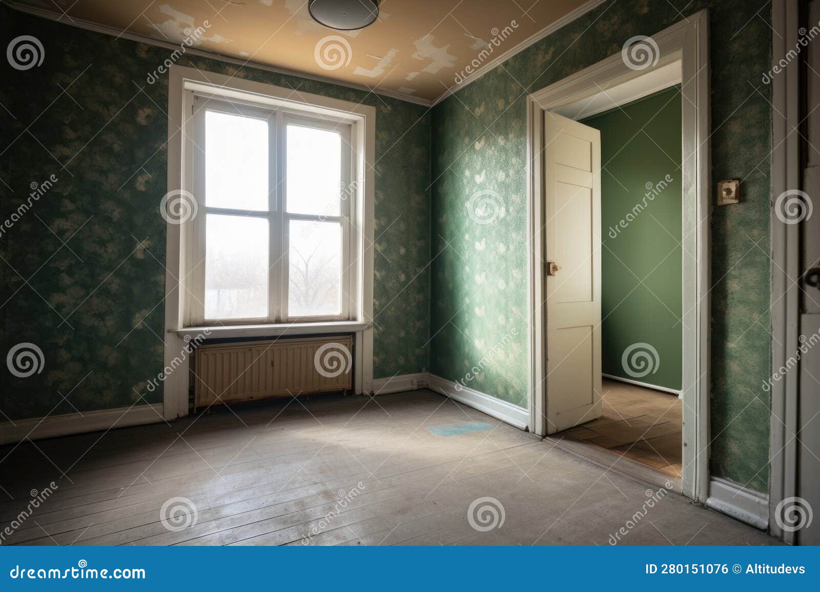 A Room with a Fresh Coat of Paint and New Wallpaper, Ready for Its Next ...