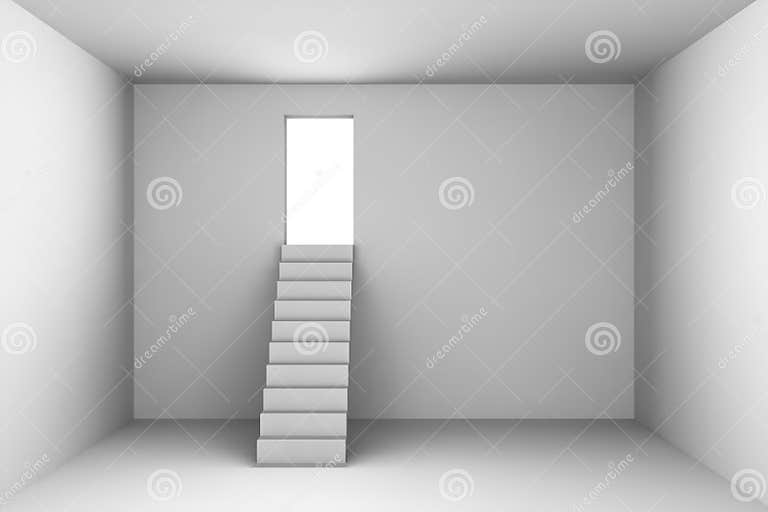 Room with Front Exit stock illustration. Illustration of gray - 16329732