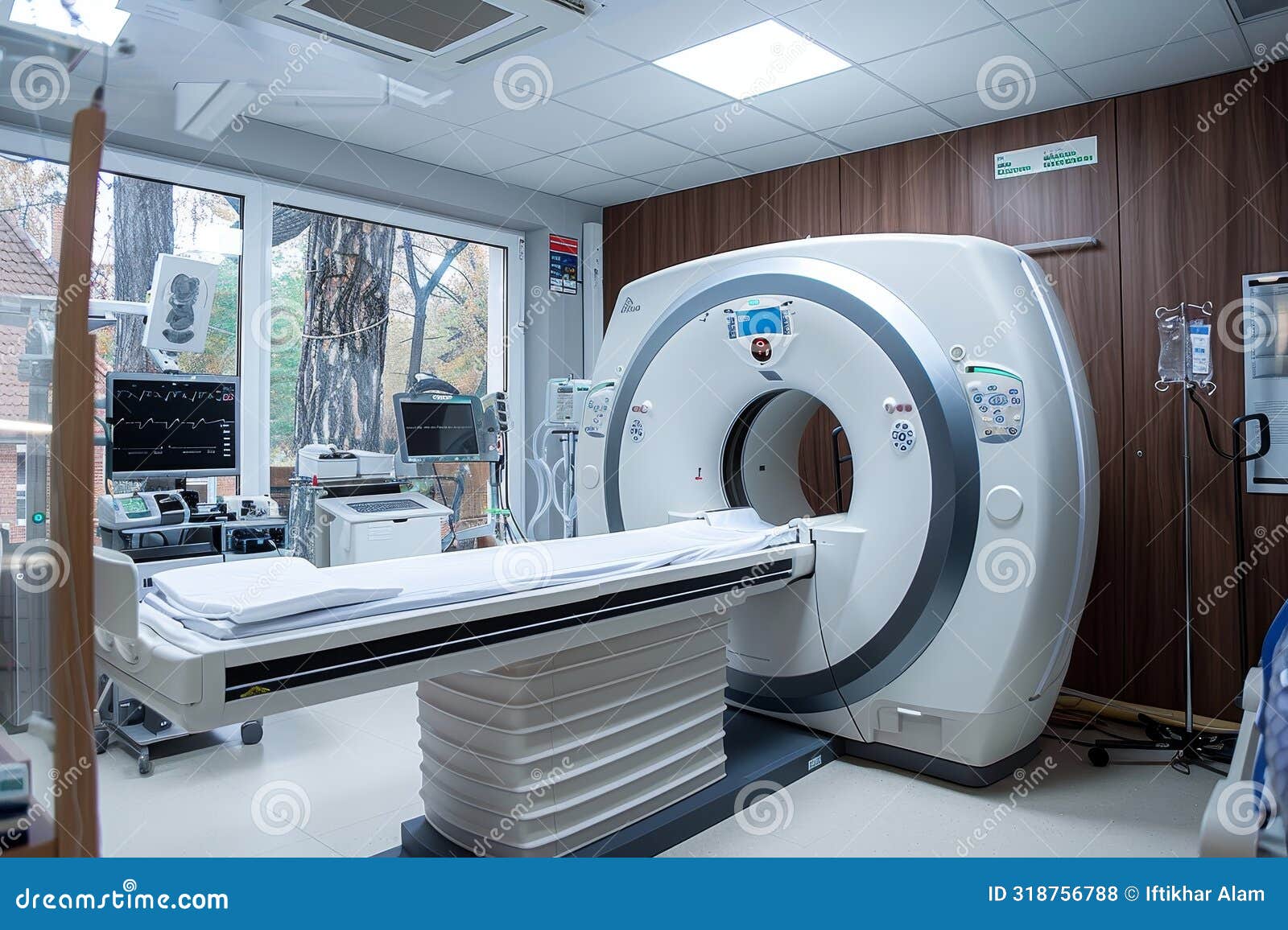 A Room Housing a Sizable Machine Used for Advanced Imaging Techniques ...