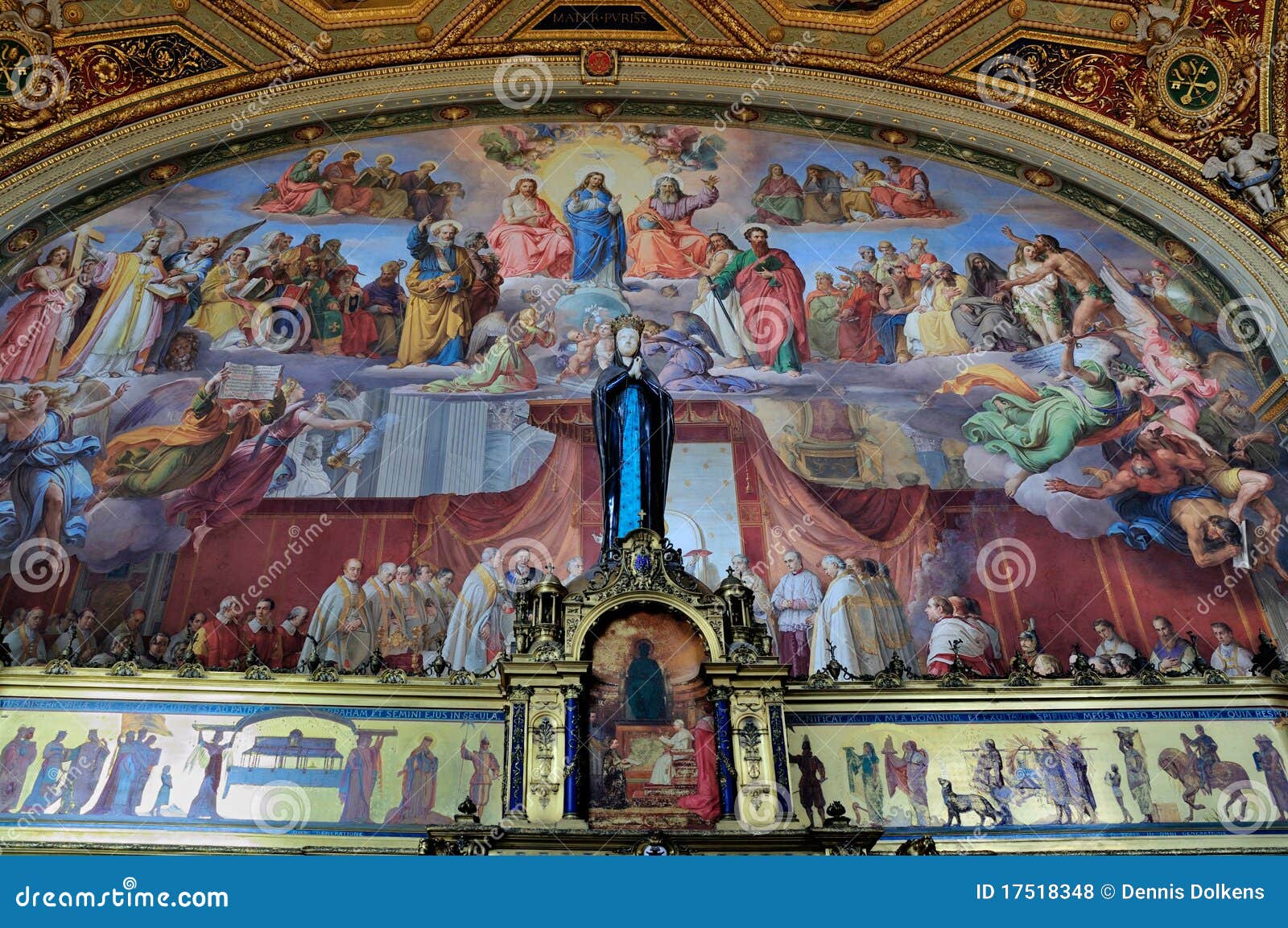 Room of the Immaculate Conception Editorial Stock Photo - Image of rome ...