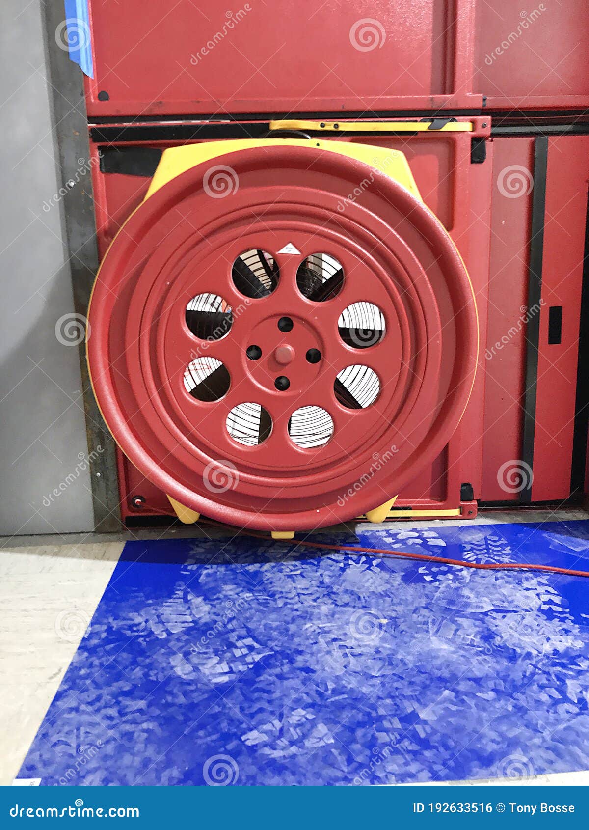 Room Integrity Testing Fan, Or Door Fan Test Protection, Measuring The ...