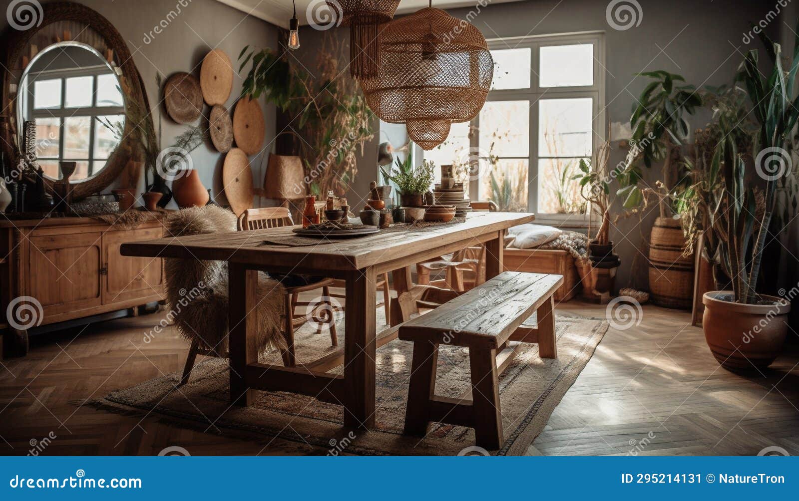 Room Interior with Table Room Interior with Table Room Interior Stock ...