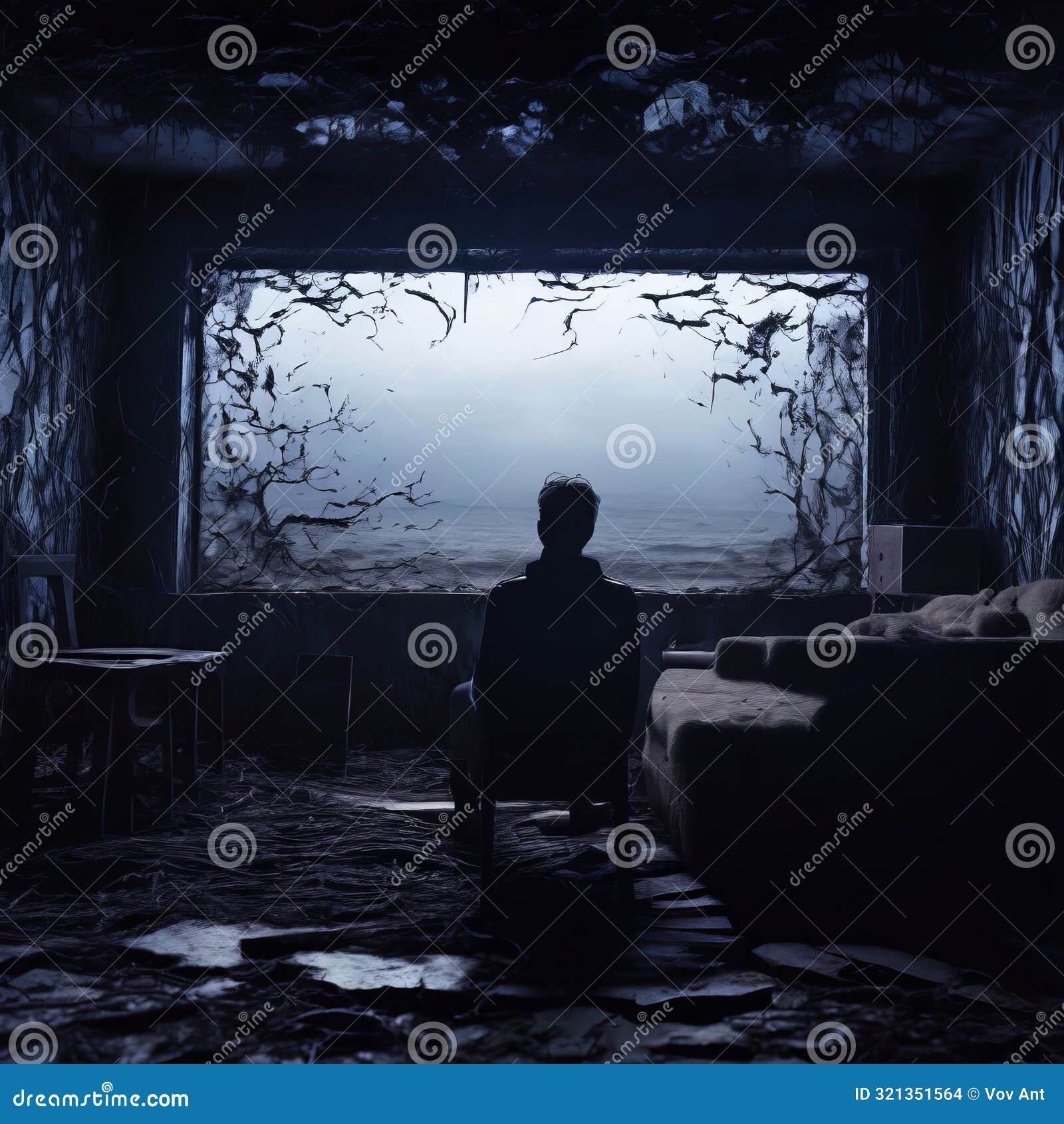 Room of Isolation a Space of Seclusion Seclusion and Separatio Stock ...