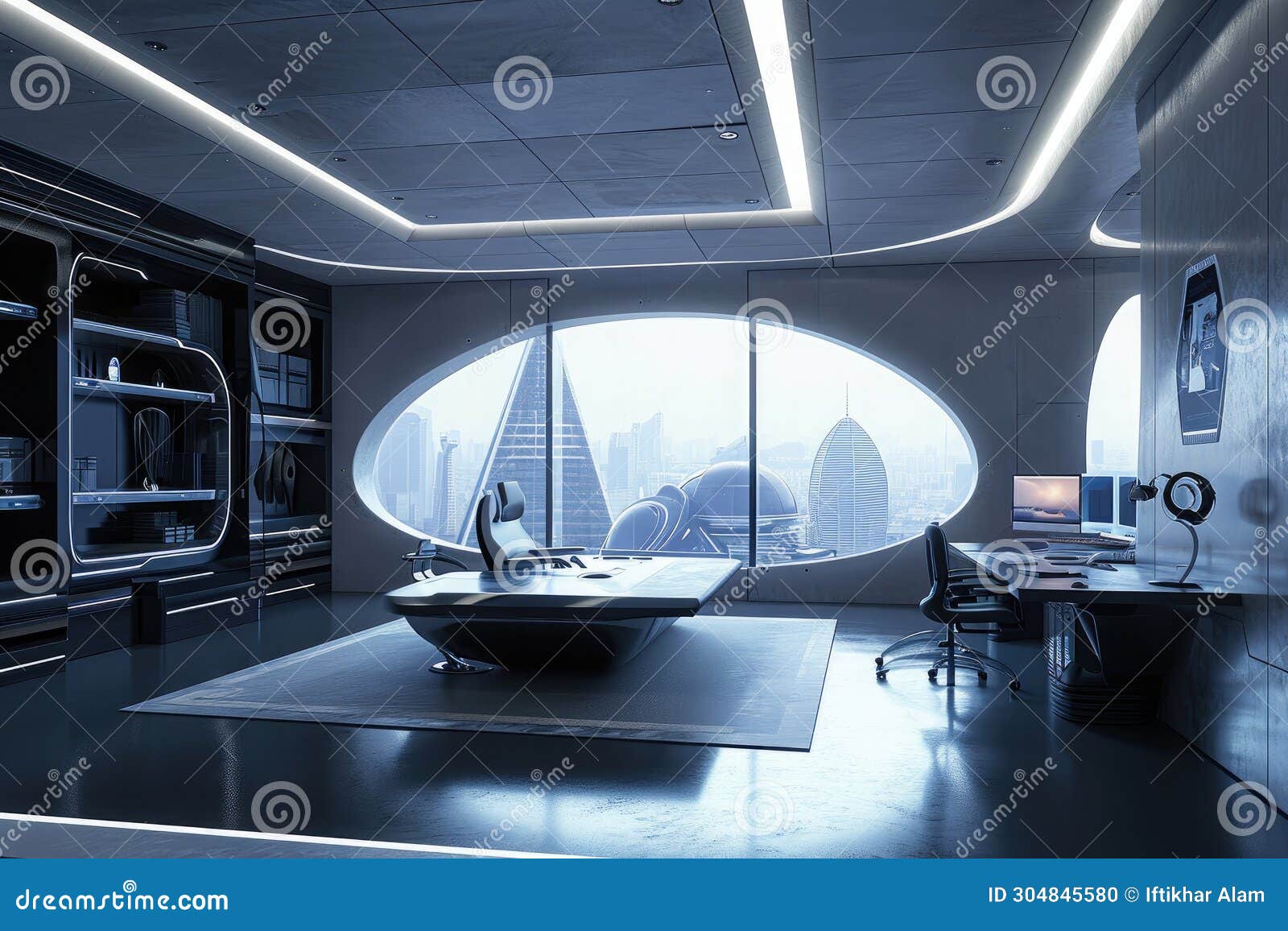 A Room with a Large Window Allowing Ample Natural Light and a Desk for ...