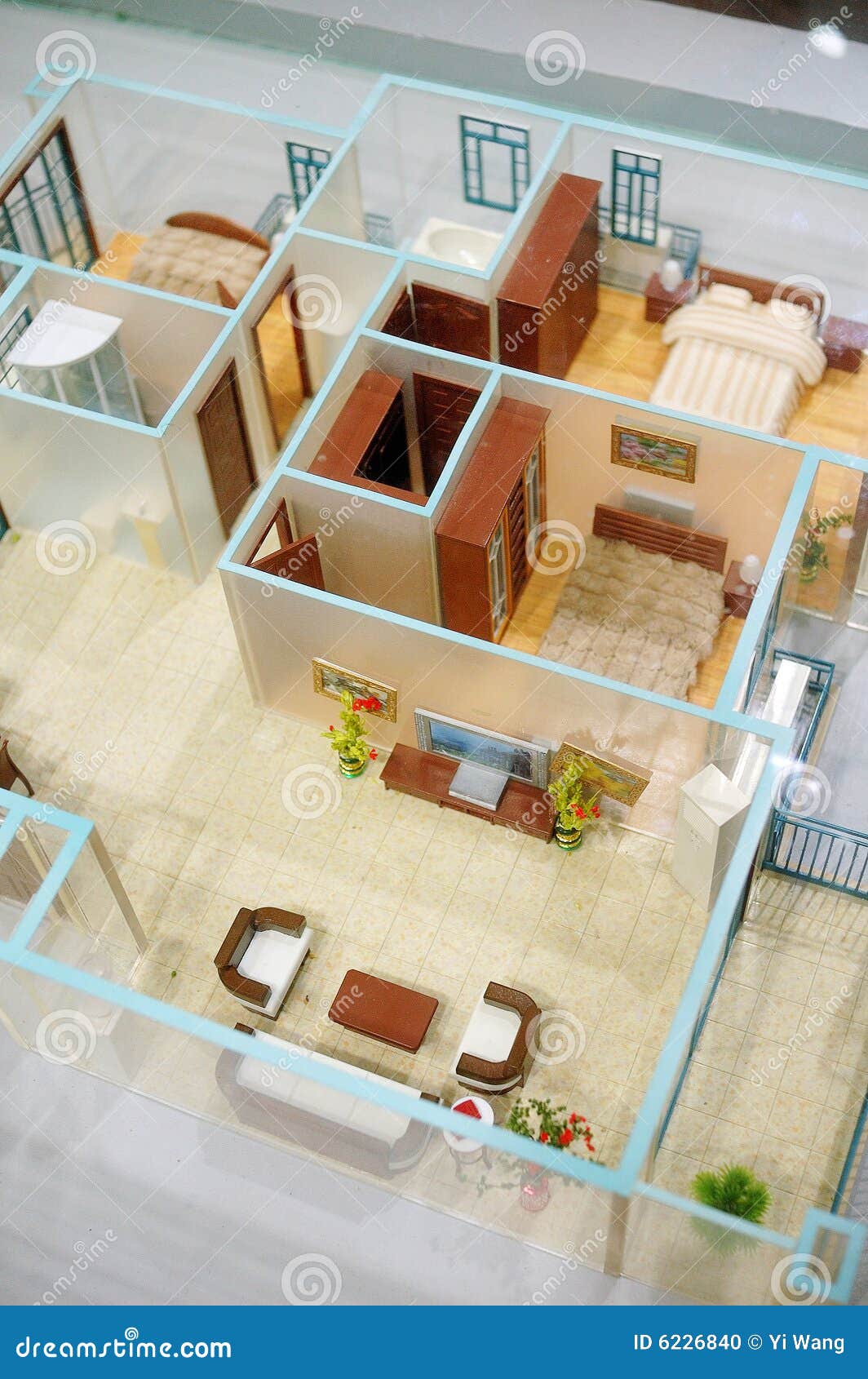 Room model stock photo. Image of room, buildings, architecture - 6226840