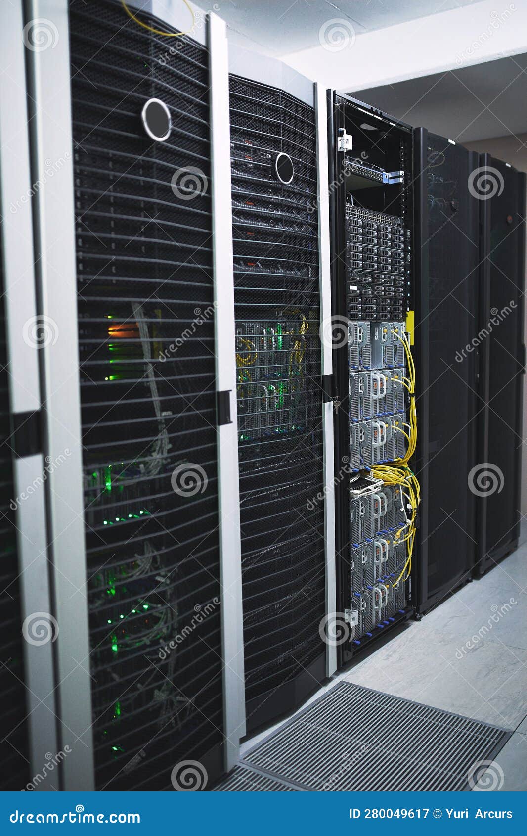 This Room Needs To Be Protected Like Fort Knox. an Empty Server Room ...