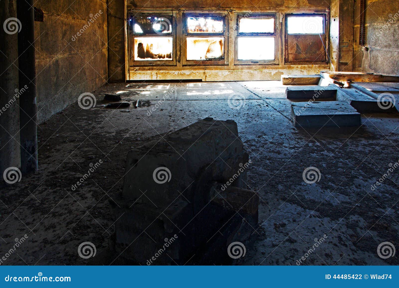Room of Old and Abandoned Factory Stock Photo - Image of mill, inside ...