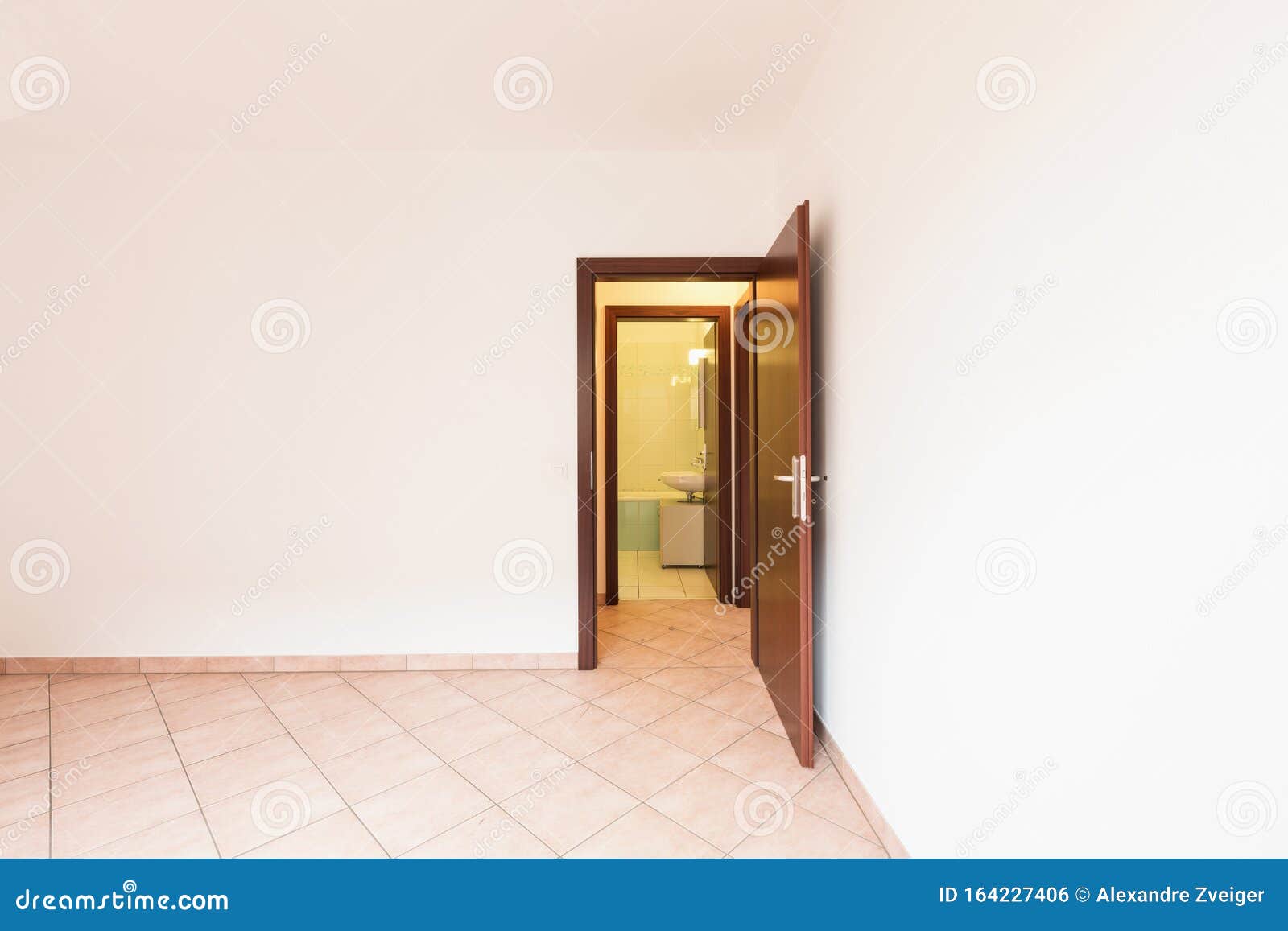 Room with open door stock photo. Image of classic, retro - 164227406